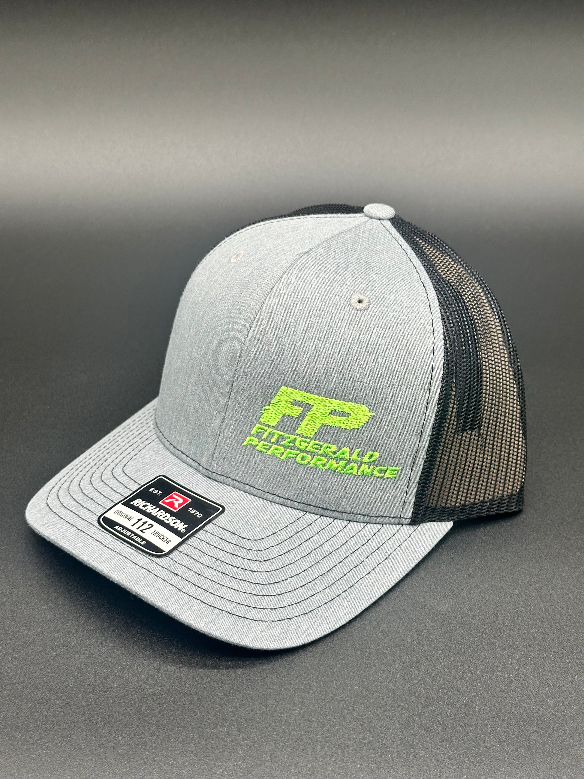FP Hat Heather Gray/Black (Richardson 112)