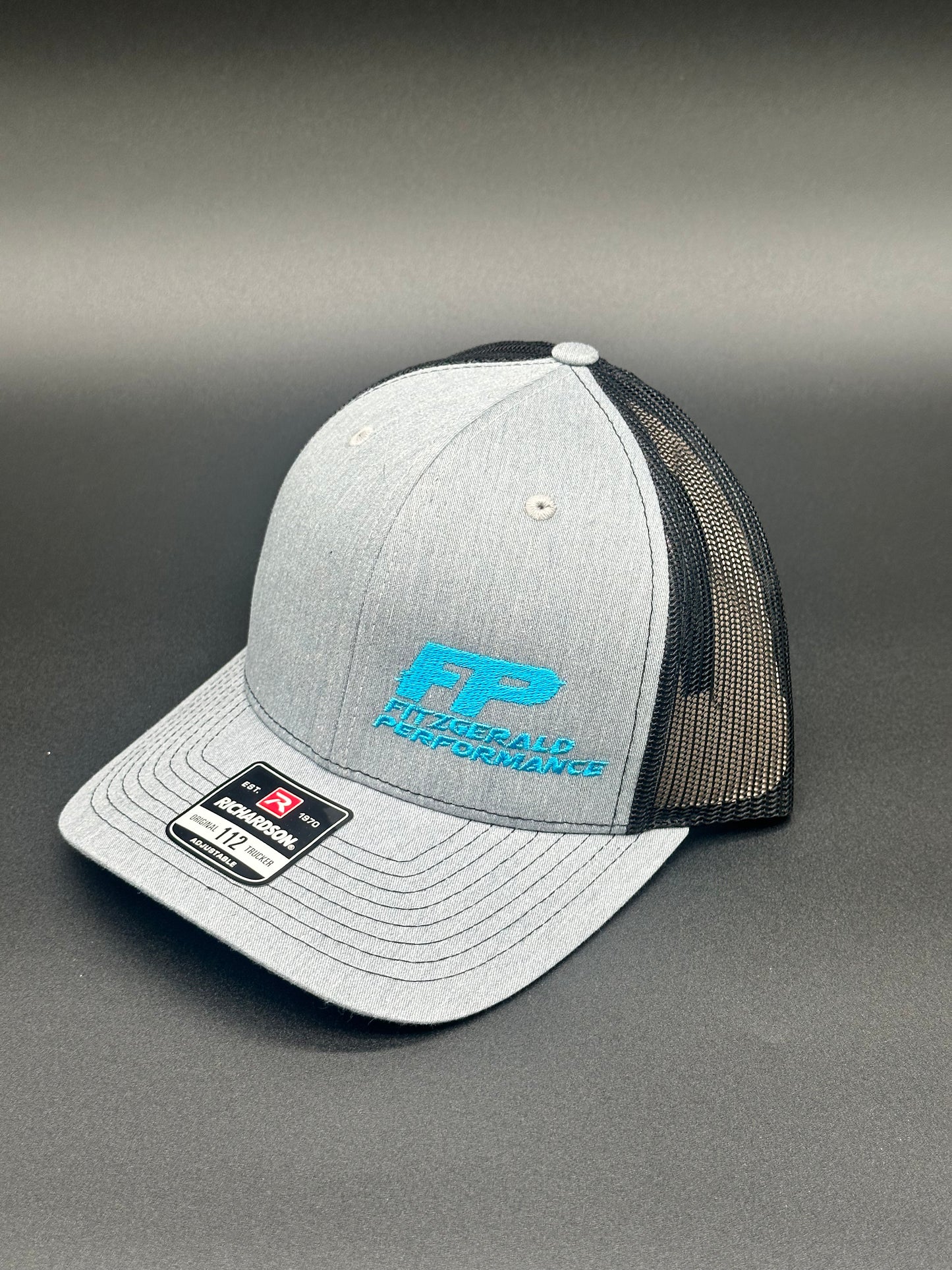 FP Hat Heather Gray/Black (Richardson 112)
