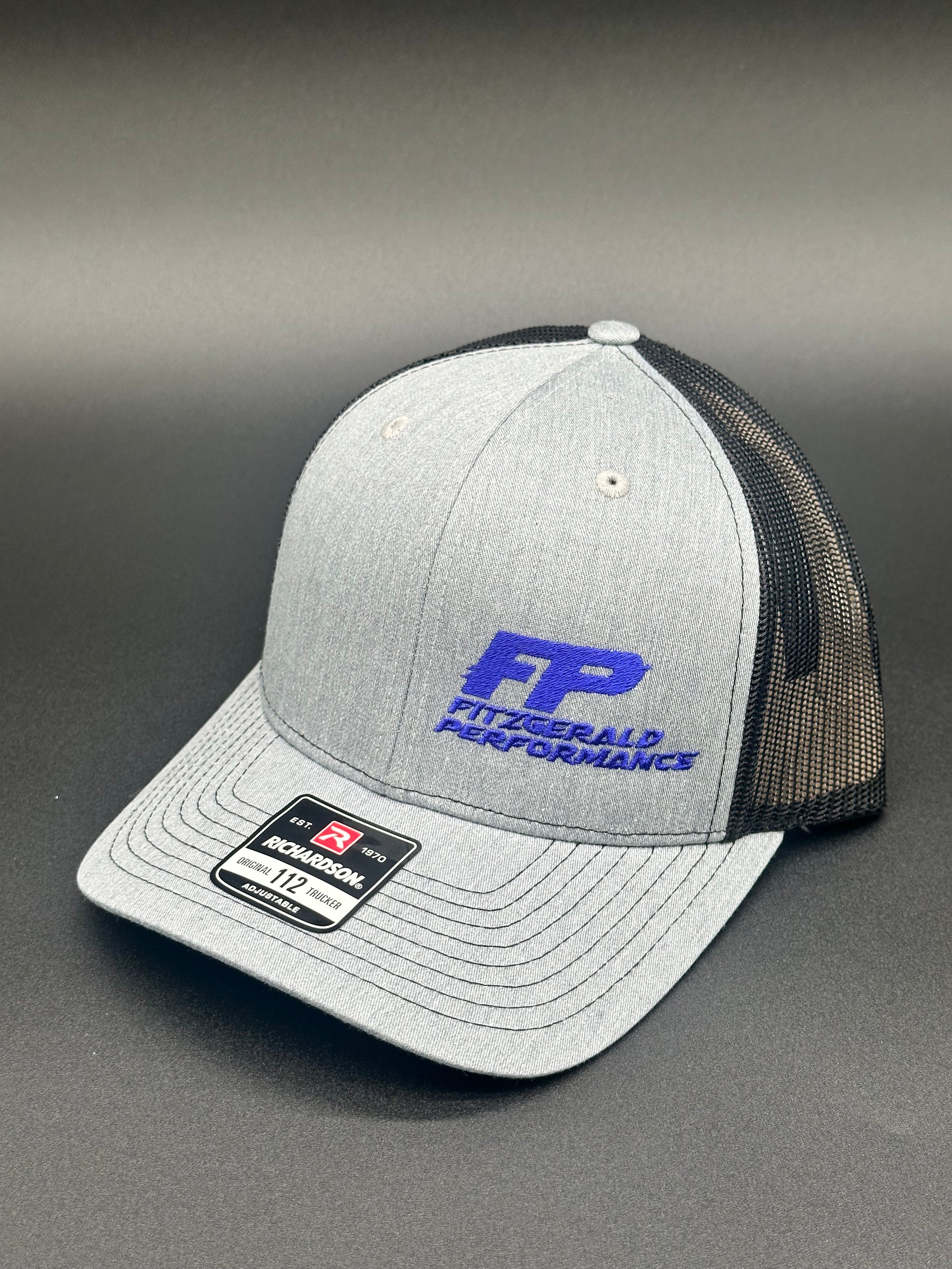 FP Hat Heather Gray/Black (Richardson 112)