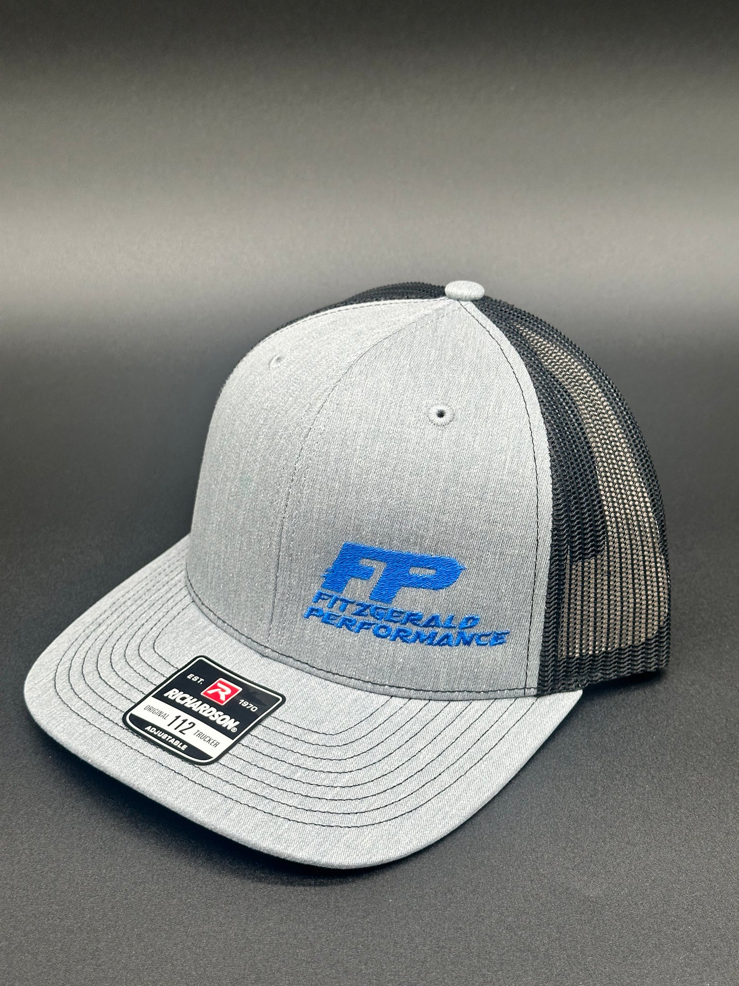 FP Hat Heather Gray/Black (Richardson 112)
